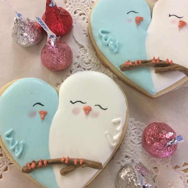 Love Bird Cookies - Etsy