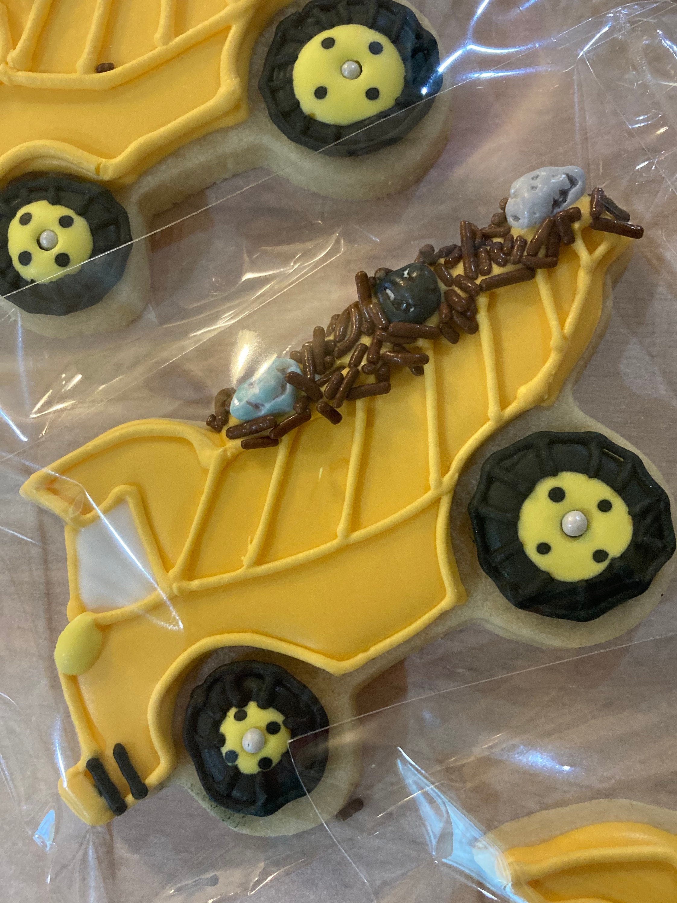 Dump-truck Sugar Cookies Construction Birthday Party Cookies - Etsy