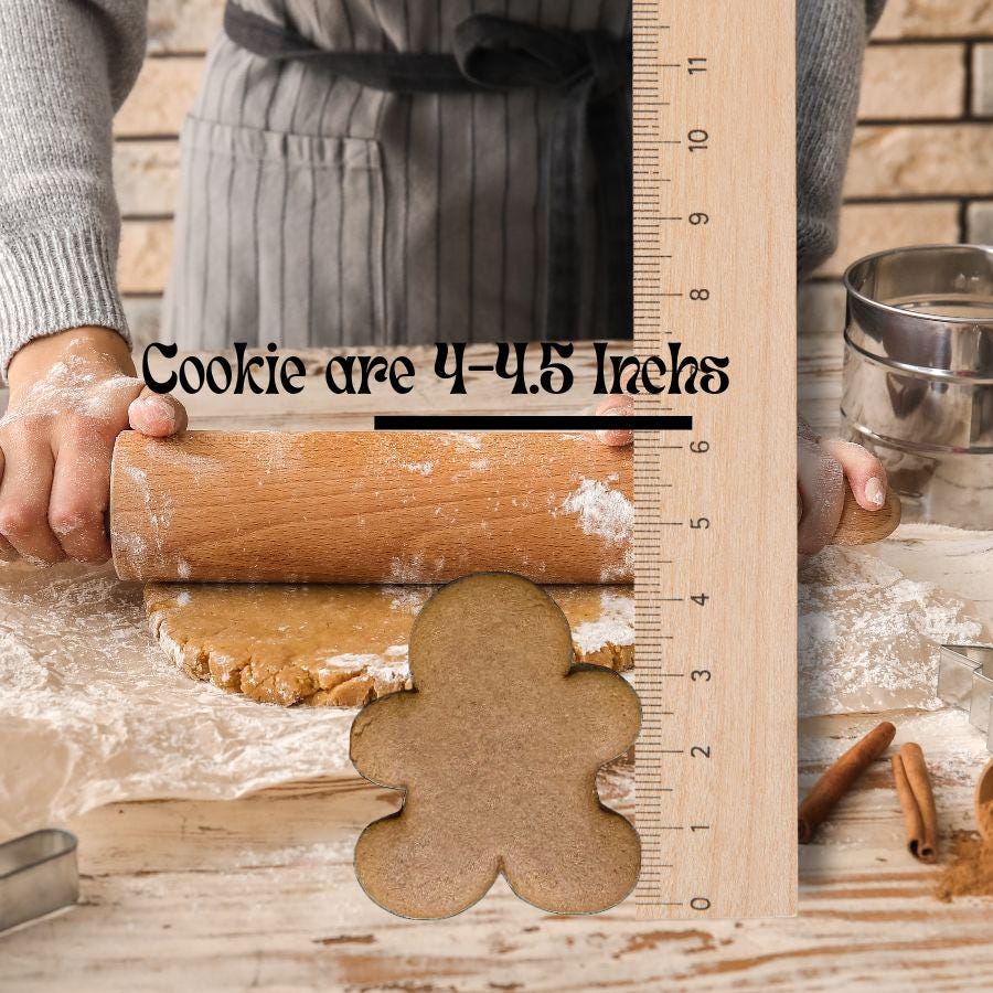 50 Undecorated Gingerbread Man Cookies: Holiday Decorating Party Favors ...