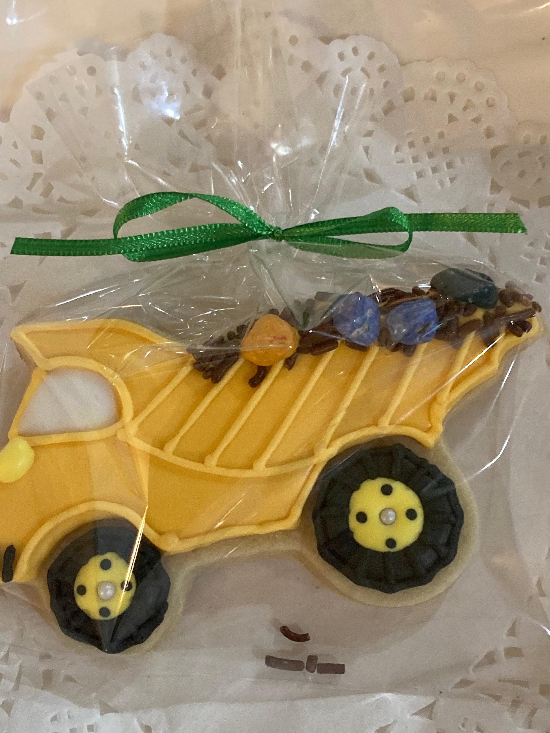 Dump-truck Sugar Cookies Construction Birthday Party Cookies - Etsy