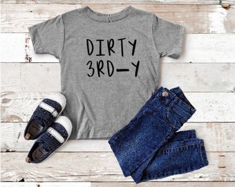 Dirty 3rd Y Birthday Shirt - Etsy