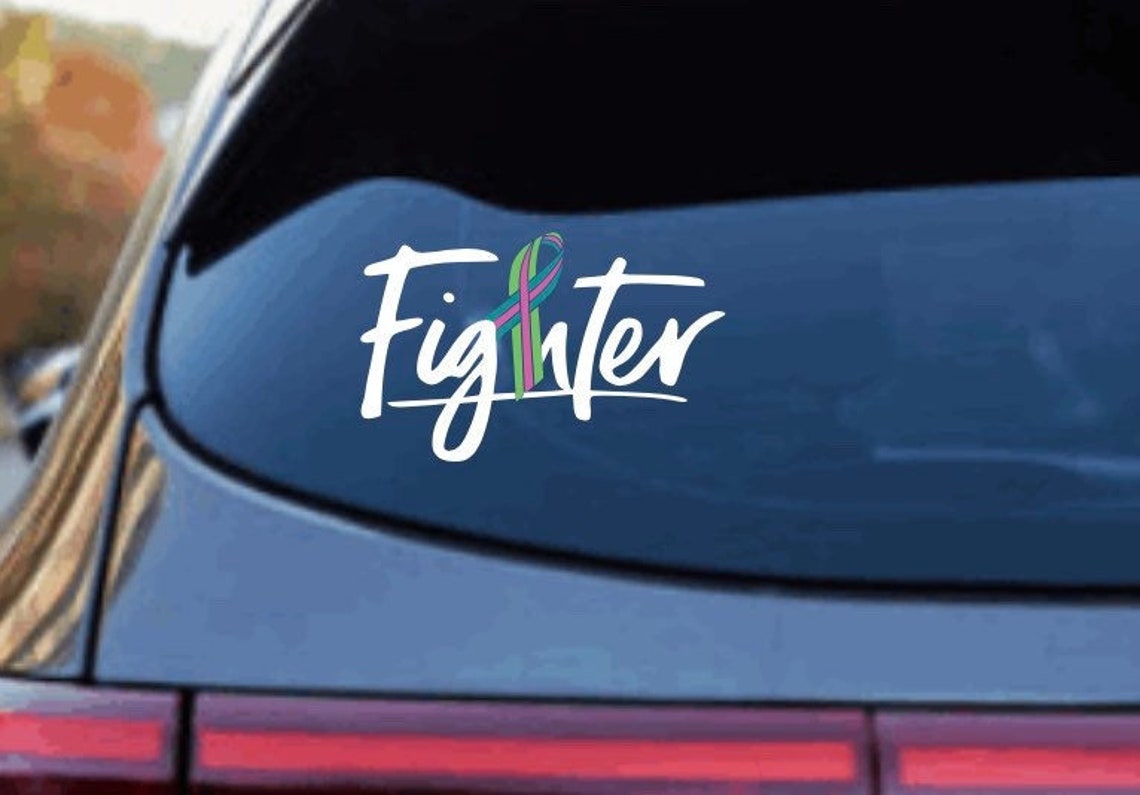 Metastatic Breast Cancer Decal, Cancer Fighter Decal, Fighter Sticker ...