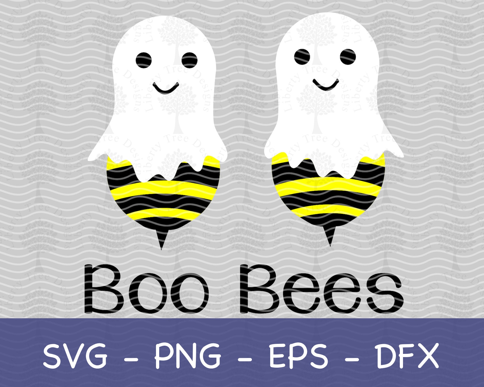 Halloween Bees Ghost Bees Boo Bees SVG Ladies Halloween - Etsy