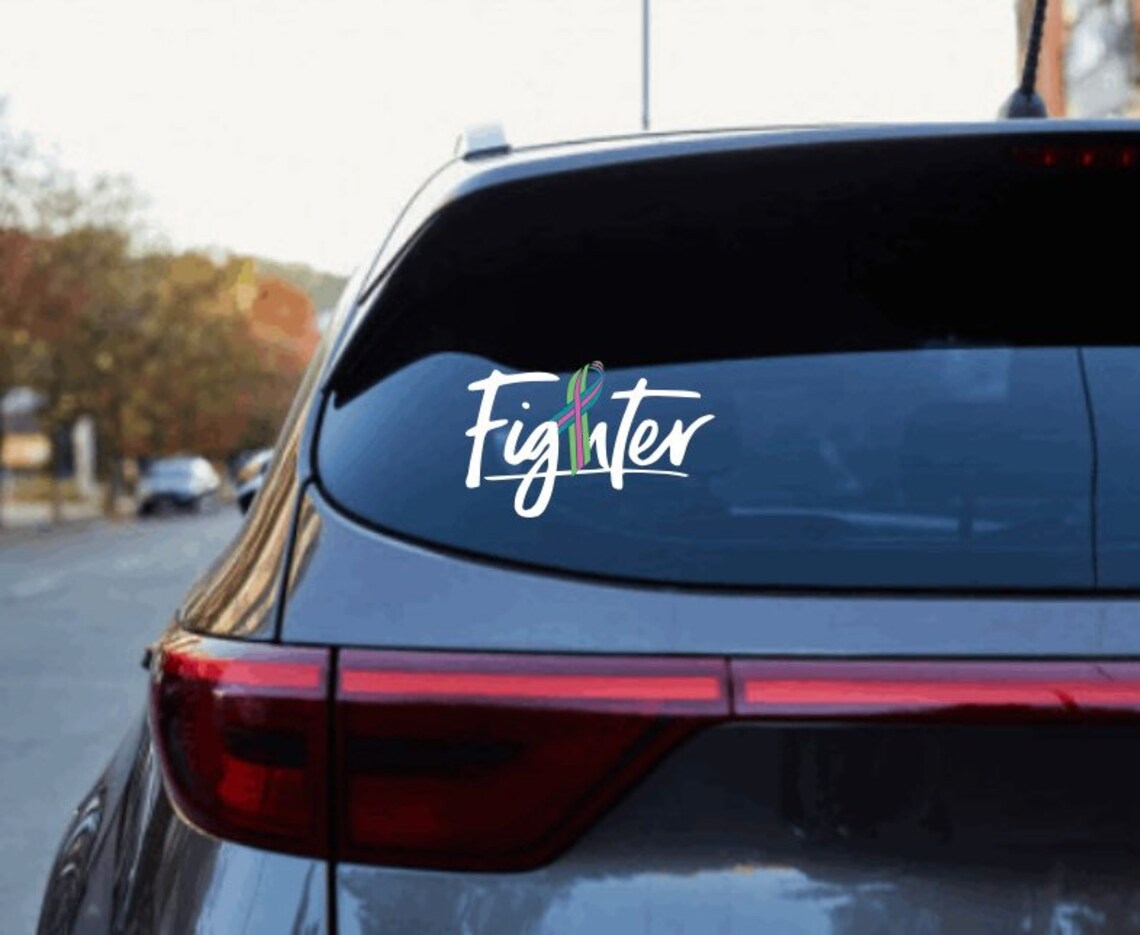 Metastatic Breast Cancer Decal, Cancer Fighter Decal, Fighter Sticker ...