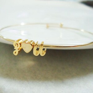 Rose Gold Initial Letters M Charms Cursive - Etsy Canada