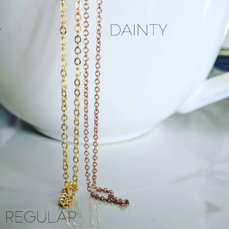 Gold DAINTY Chain 1 Piece - Etsy