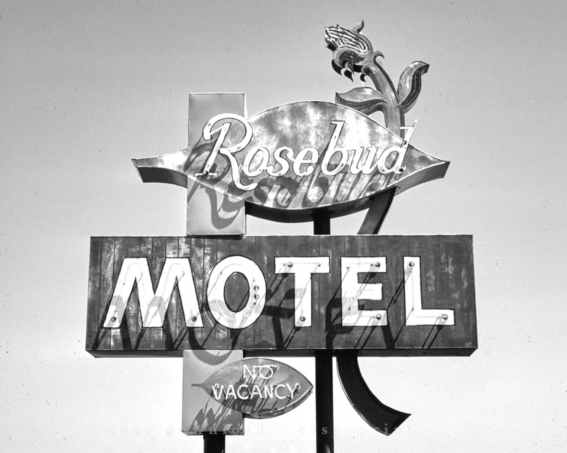Vintage Motel Neon Sign Photo: Printable Wall Art (digital Download) - Etsy