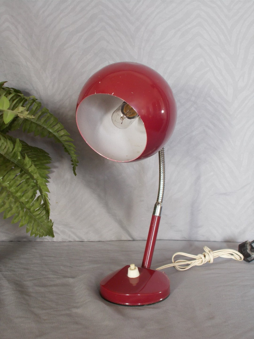 Falca Vintage Italy Model Eyeball Table Lamp With Adjustable Flexible ...
