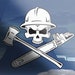 Welder Skull & Shield Decal Welding Tool Crossbones Sticker Weld ...