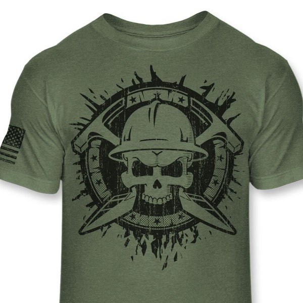 Masonry Trowel Skull Logos - Etsy