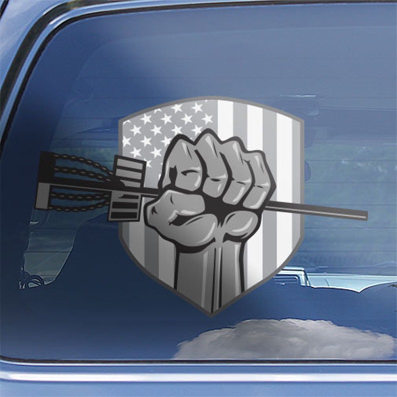 Disc Golf Superhero Decal American Flag Disc Golfing Decal - Etsy