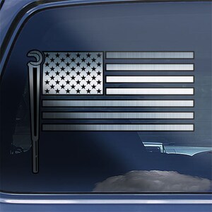 Oil Refinery Worker American Flag Decal Sticker Petroleum Refinery ...