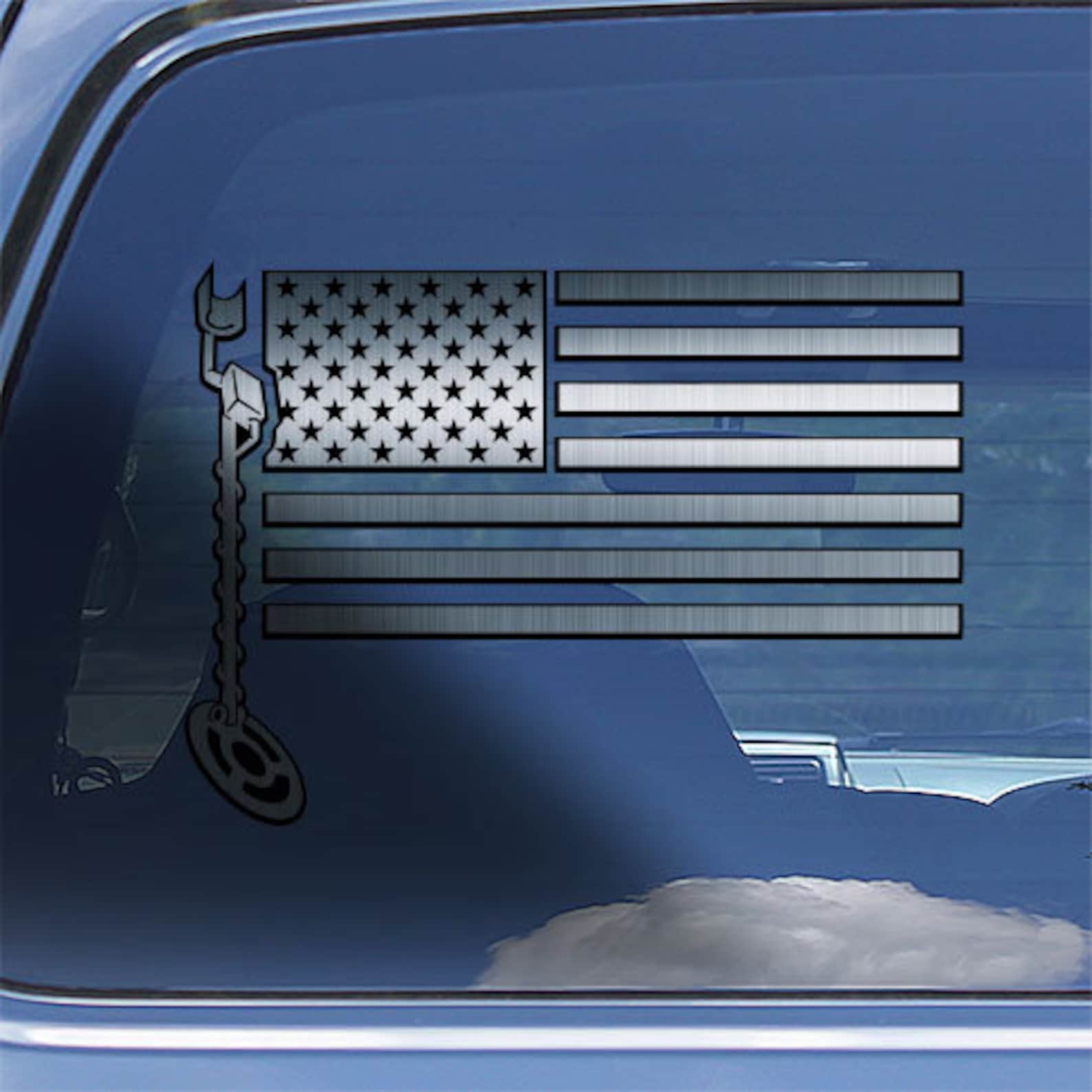 USA Metal Detector Decal Sticker Metal Detector Window Decal | Etsy