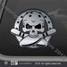 Bowler Skull Crossbones Decal Sticker, Bowlers Window Decal Sticker ...