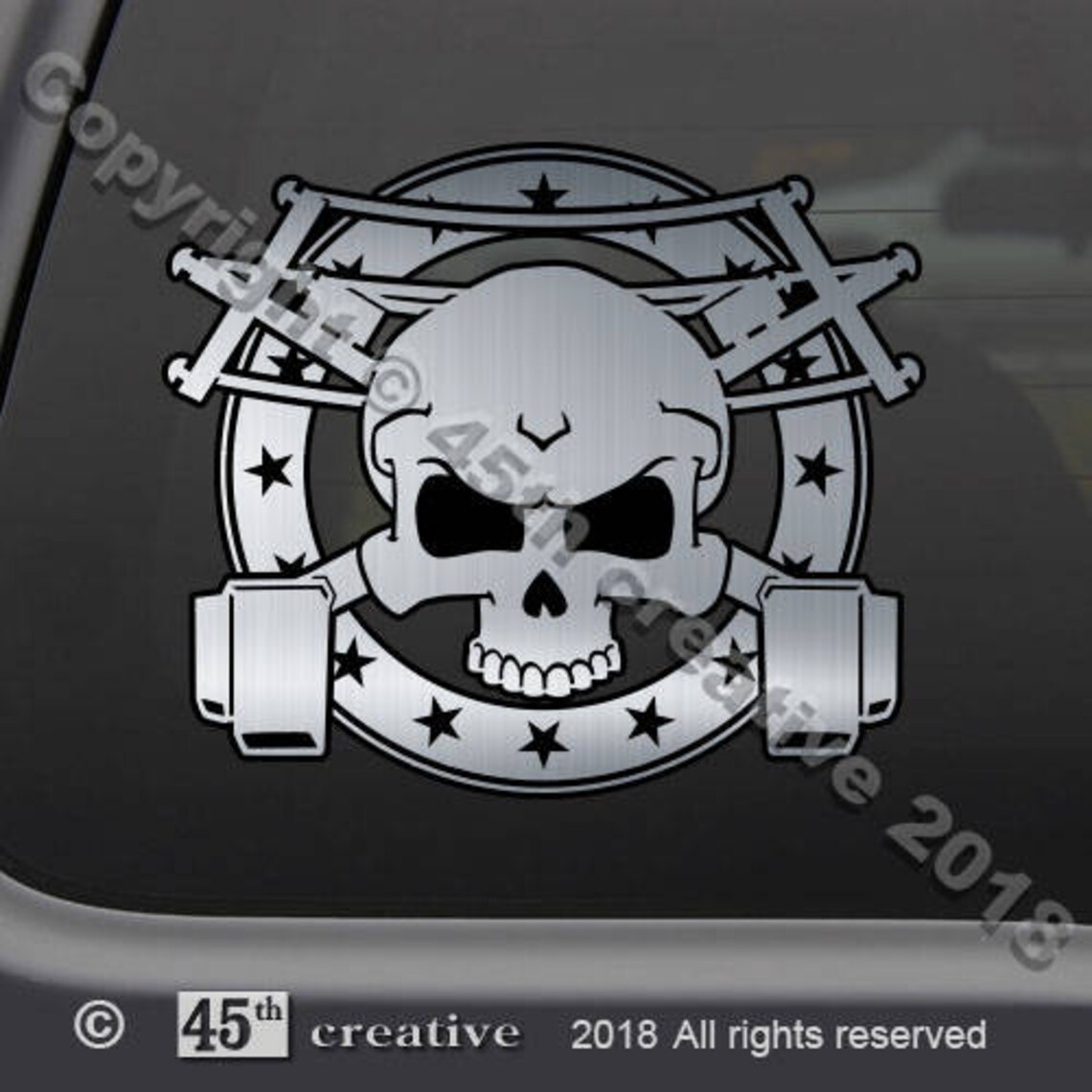 Lineman Skull Crossbones Decal Sticker Linemen Decal Sticker | Etsy