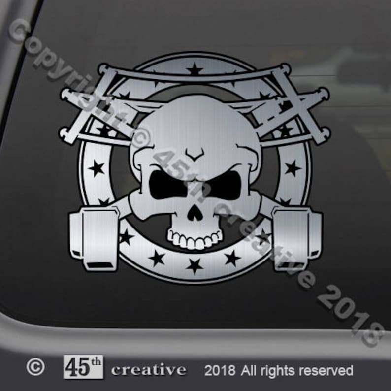 Lineman Skull Crossbones Decal Sticker Linemen Decal Sticker | Etsy