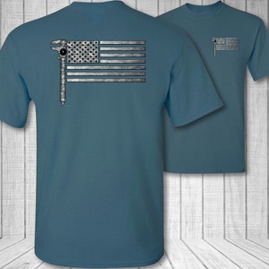 Millwright American Flag T-shirt US Flag Millwright - Etsy