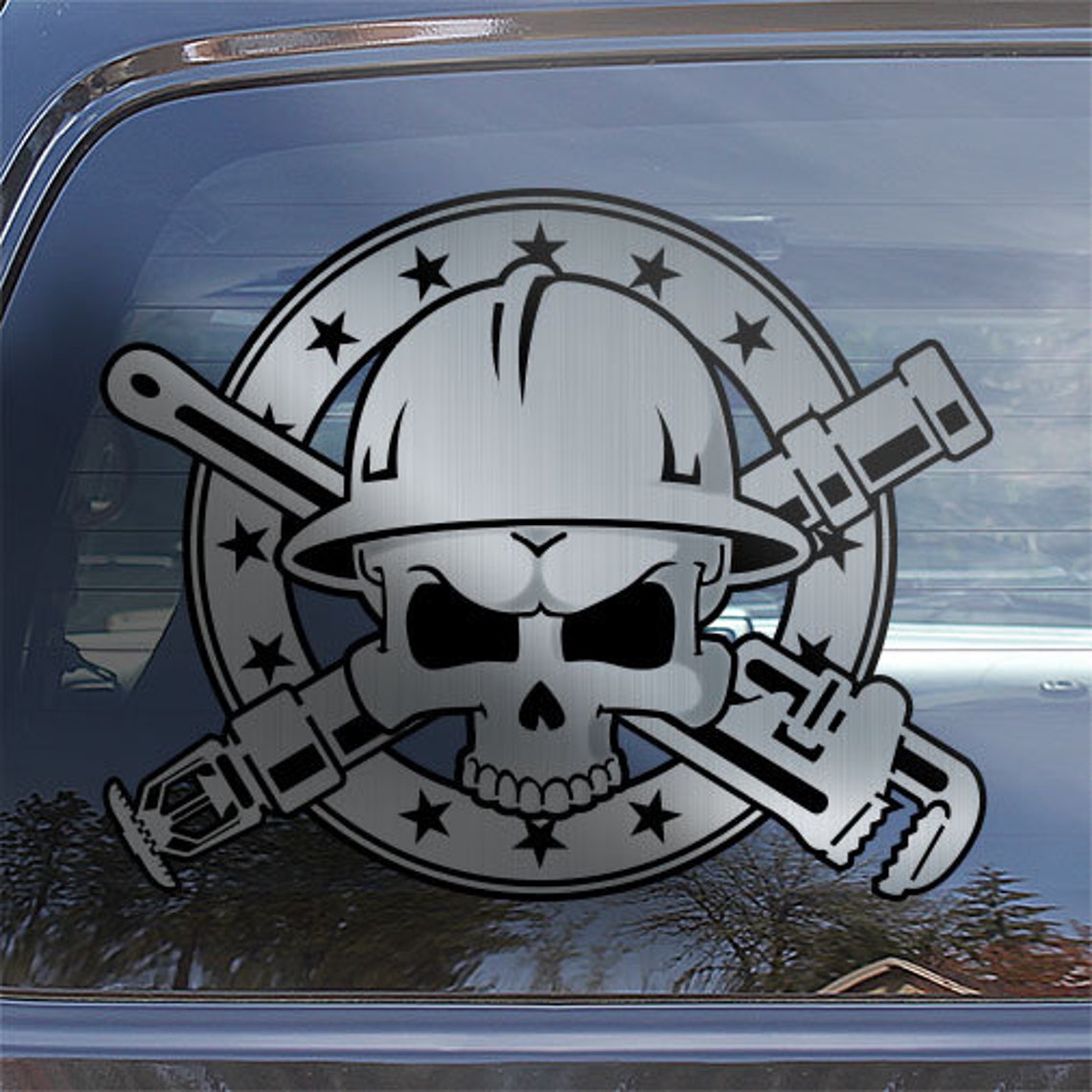 Sprinkler Fitter Skull & Crossbones Decal Sprinkler Fitters | Etsy