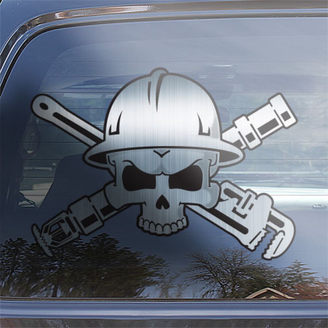 Sprinkler fitter skull and crossbones decal sticker sprinkler | Etsy