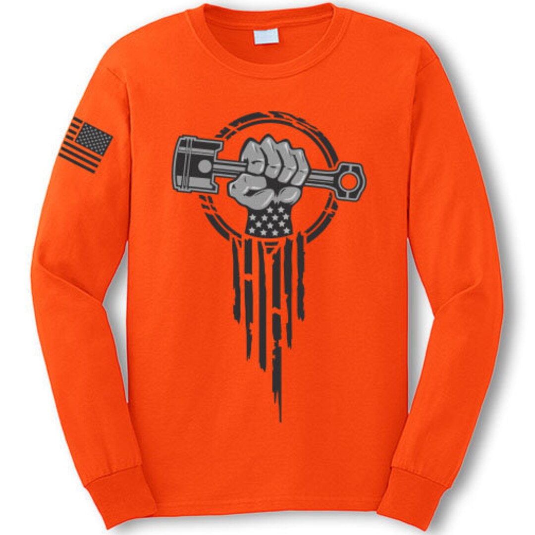 Muscle Car Long Sleeve T-shirt USA Street Racing Superhero - Etsy