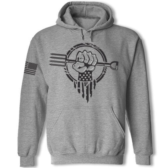 Farmer Sweatshirt Hoodie American Farming Superhero - Etsy