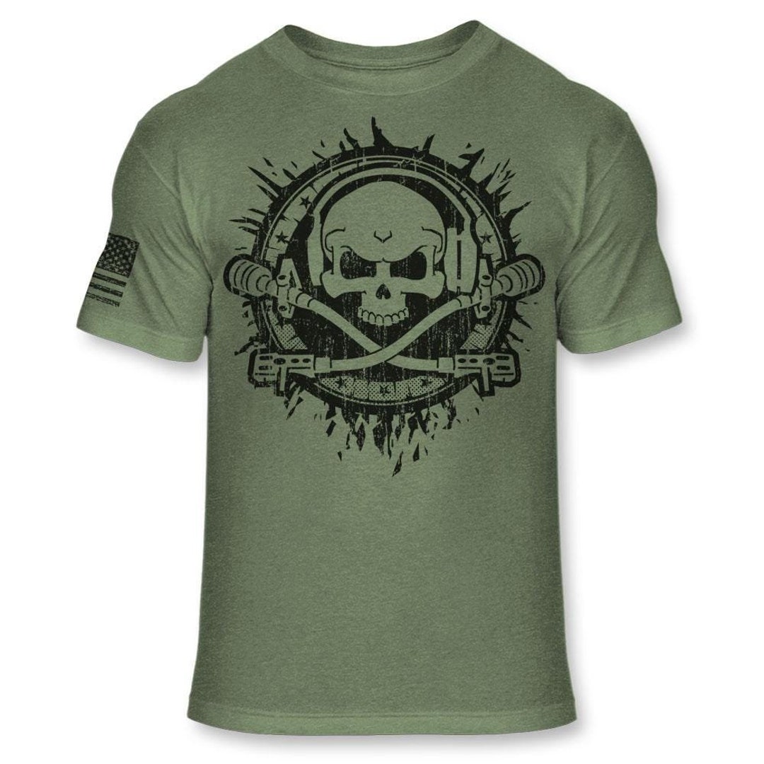 Deejay Skull Graphic T-shirt: Athletic Blend Music Tee - A389 - Etsy