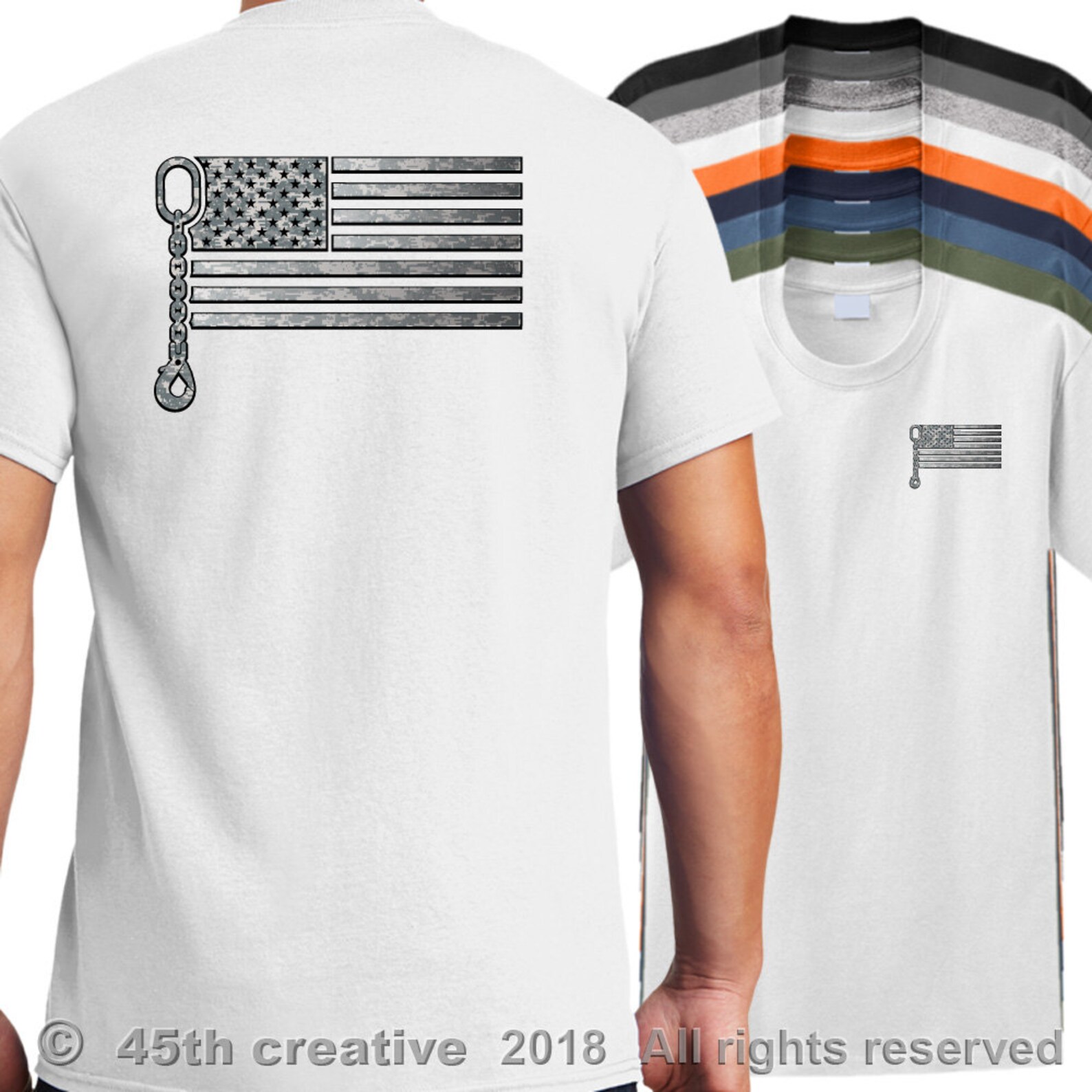 USA Rigger Flag T-shirt American Flag Riggers Shirt Rigging - Etsy