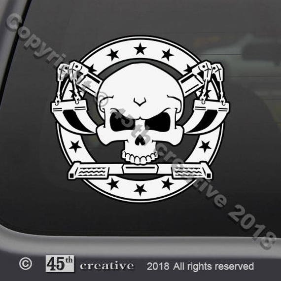 Tow truck skull crossbones decal sticker tow truck driver | Etsy