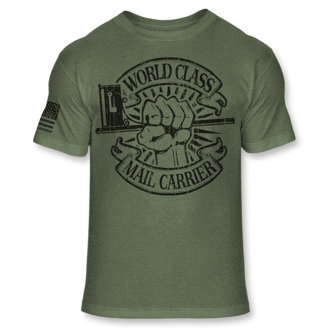 World Class Mail Carrier T-shirt - Postal Worker World Class US ...