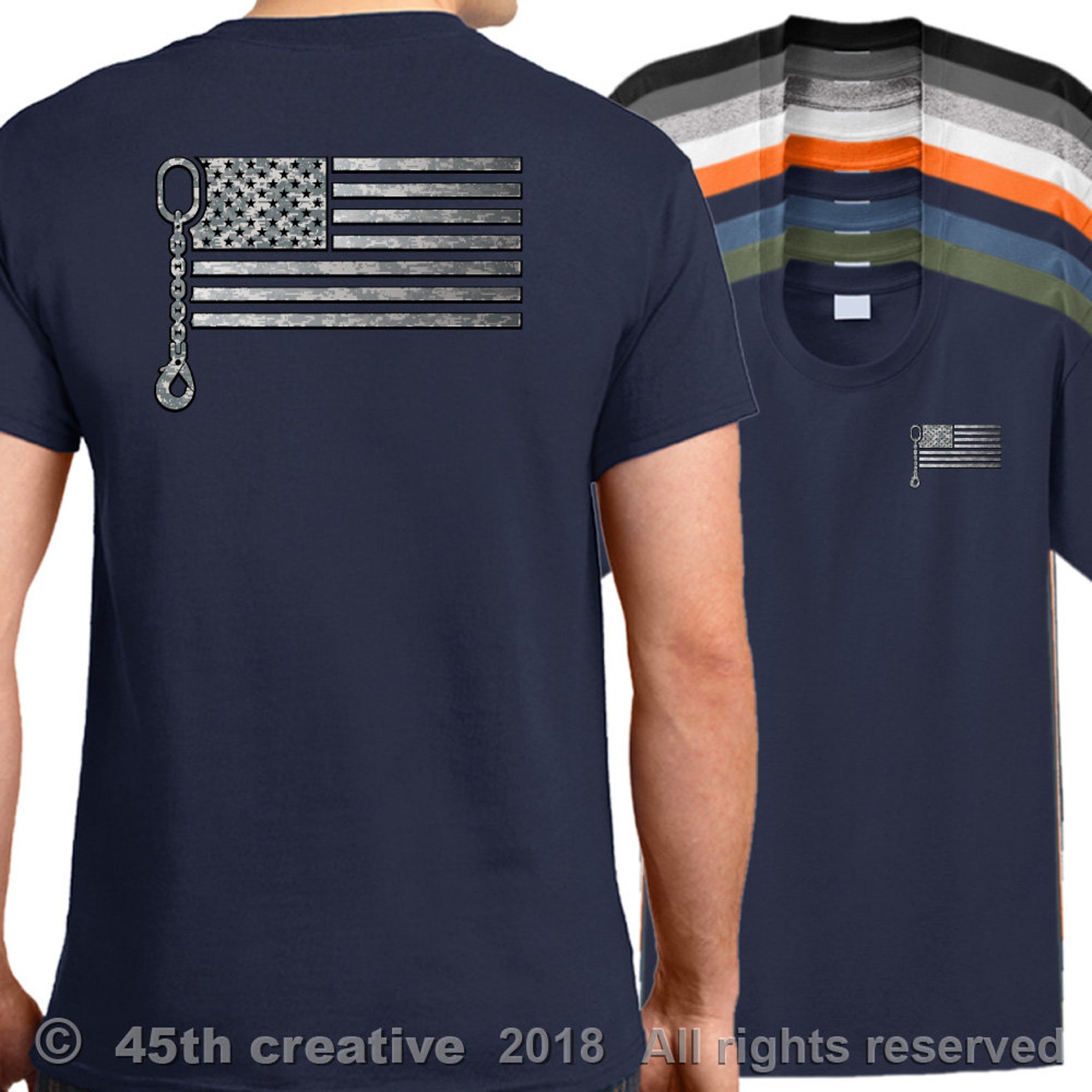 USA Rigger Flag T-shirt American Flag Riggers Shirt Rigging - Etsy