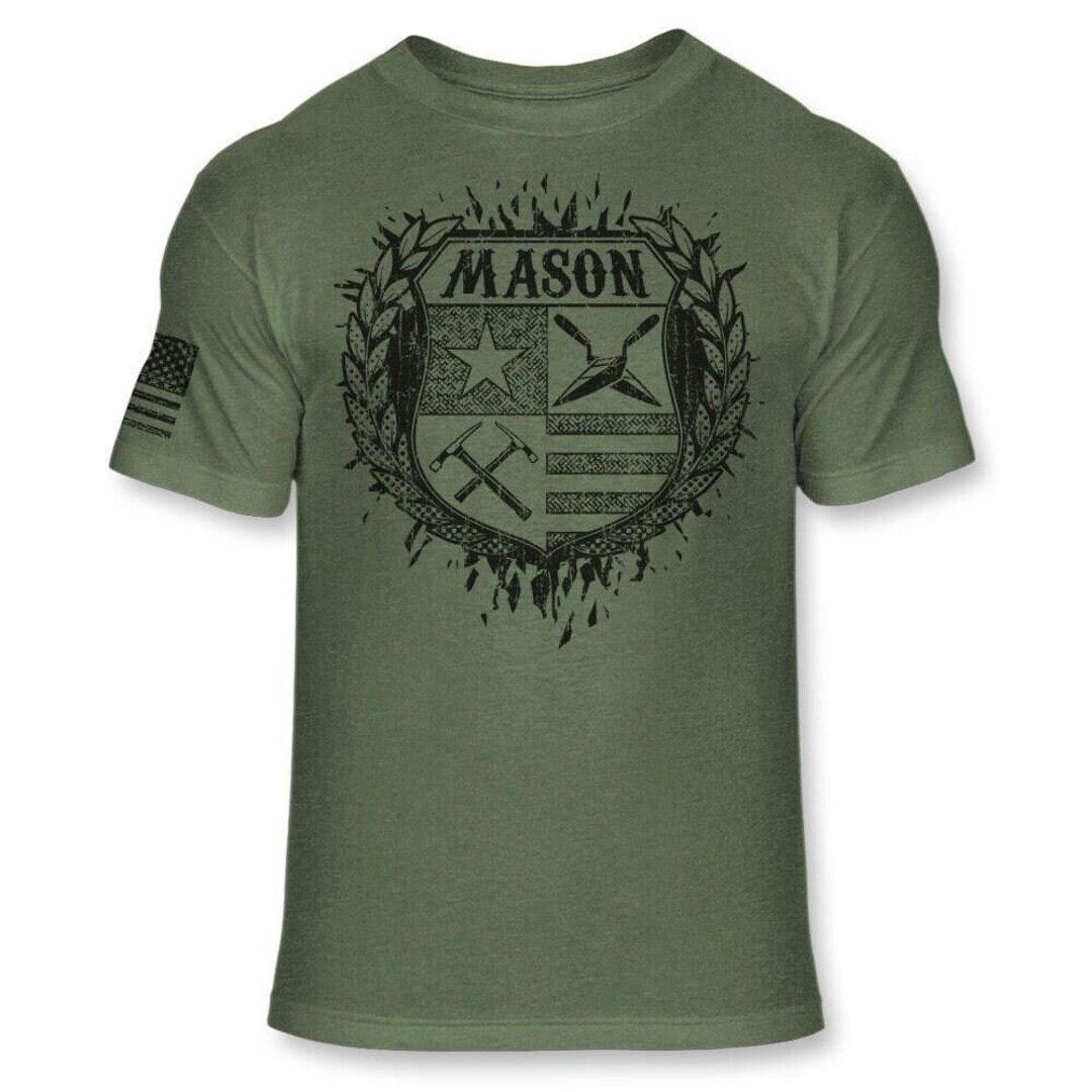 Mason Crest Shield T-shirt: Ultra Soft Soft Blend - A244 - Etsy