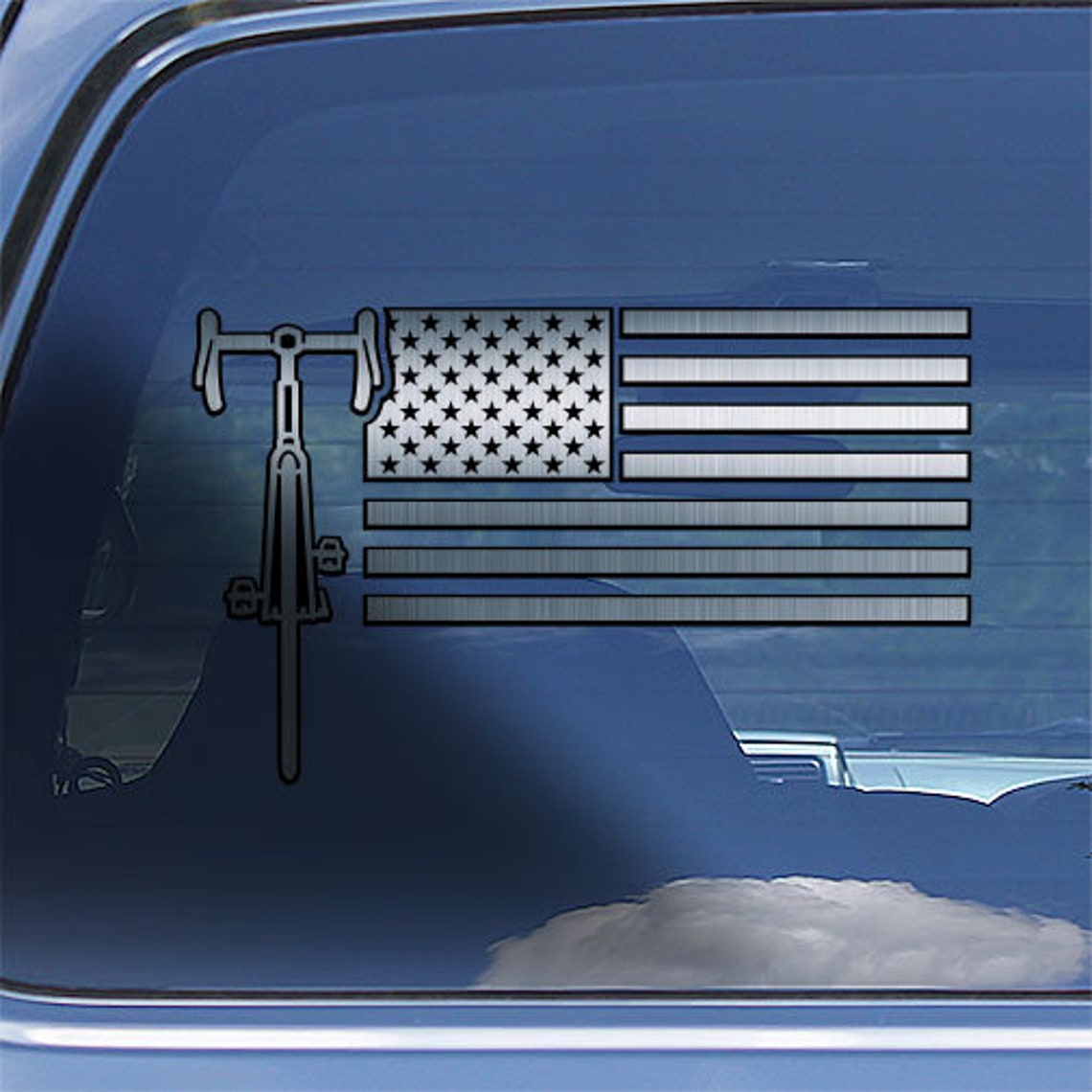USA Street Cycling Decal Sticker Bicycle Window Decal | Etsy
