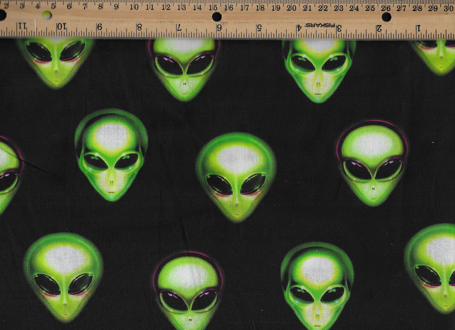 Alien Cotton Fabric Kaufman Area 51 | Etsy