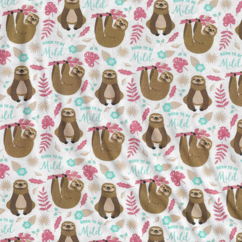 Sloth Fabric - Etsy