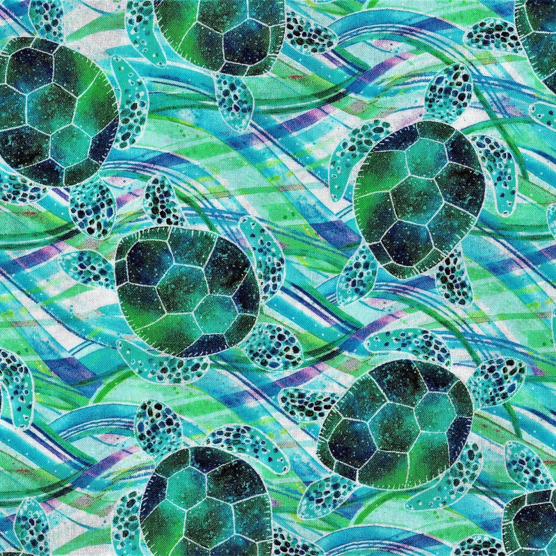 Sea Turtles Fabric - Etsy