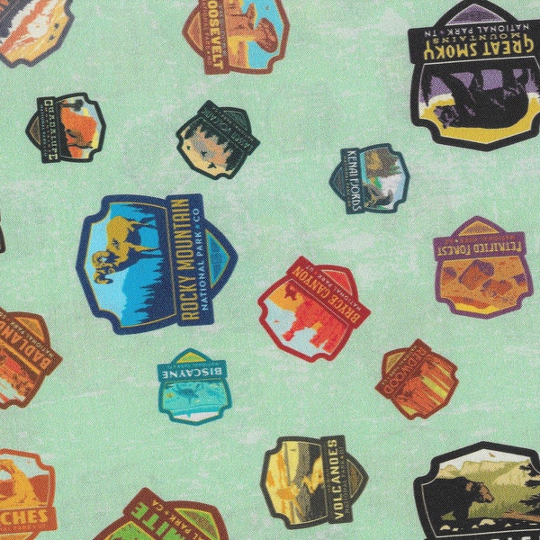 National Park Fabric - Etsy