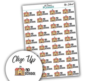 School Bus Planner Stickers School Bus Icon - Etsy