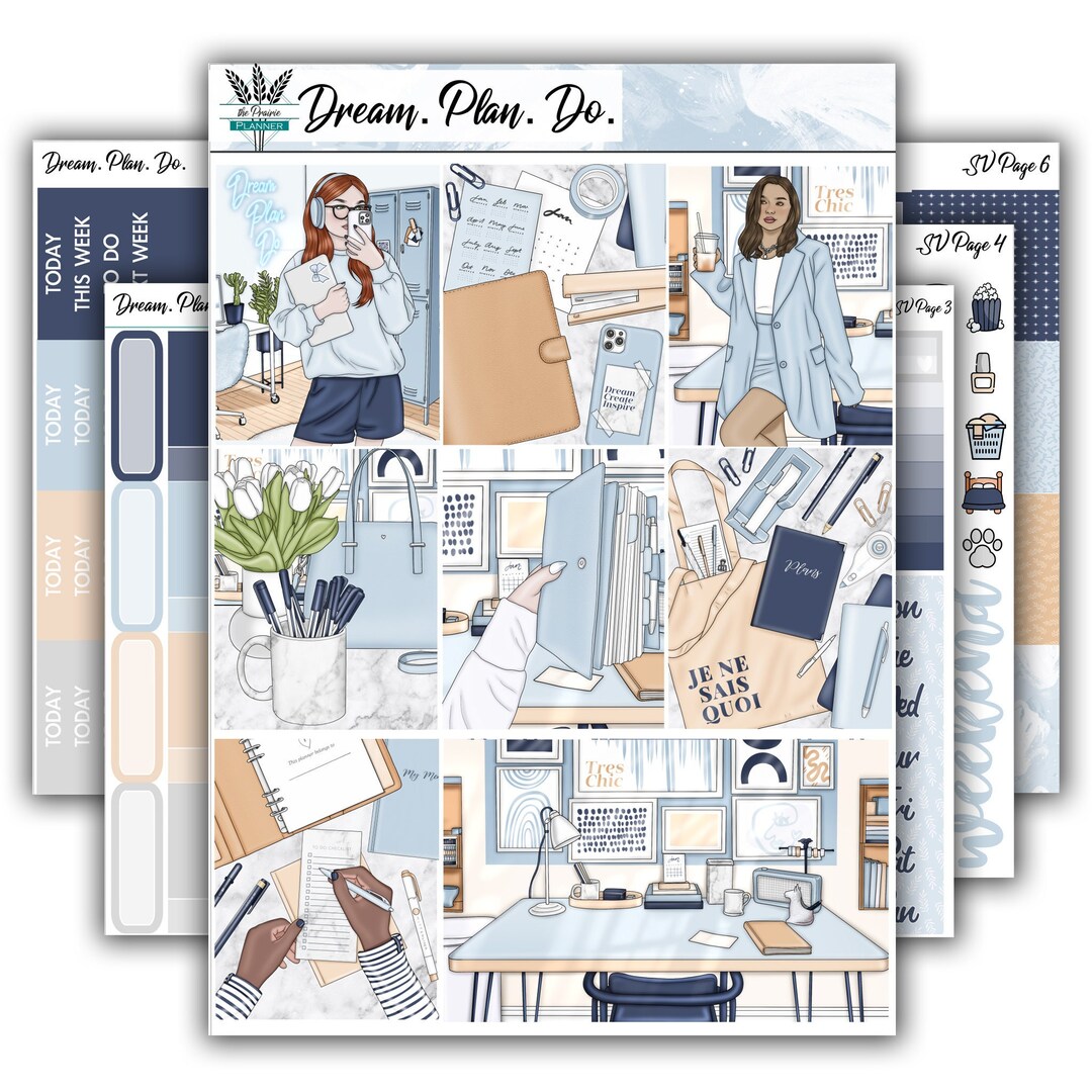 Dream. Plan. Do. - Weekly Planner Kit - Etsy