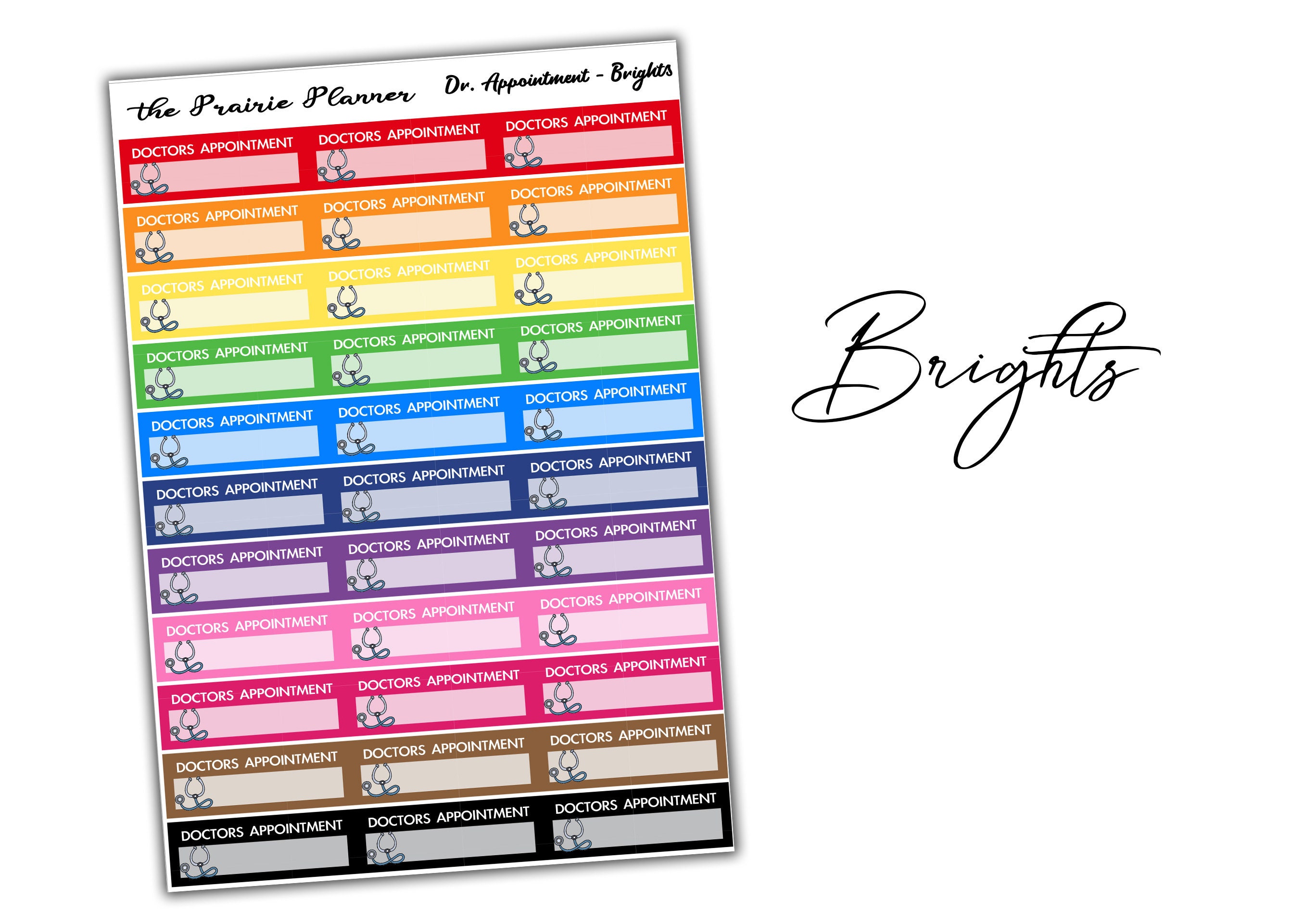 Doctor's Appointment - Planner Stickers - Etsy