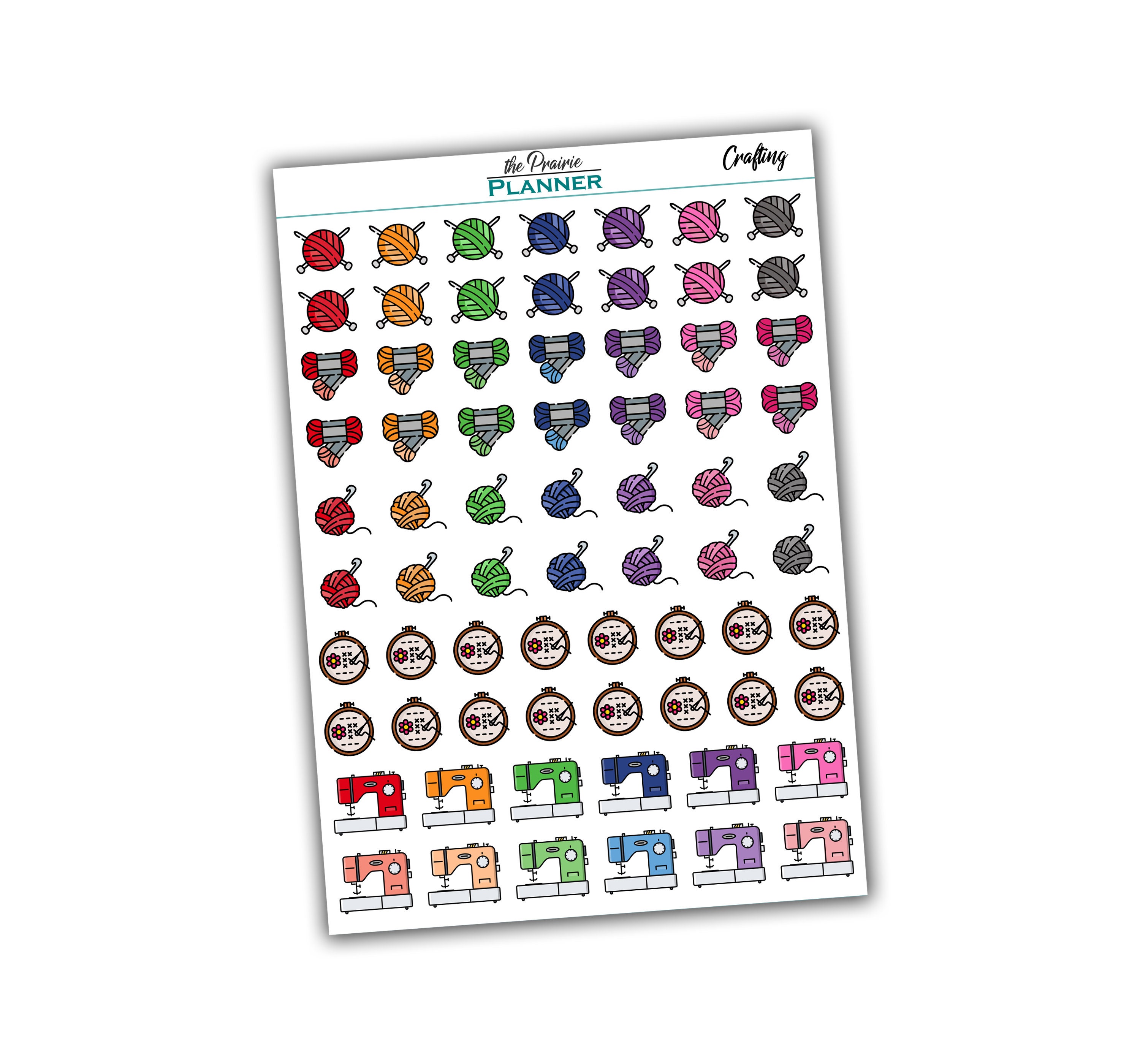 Crafting Planner Stickers | Etsy