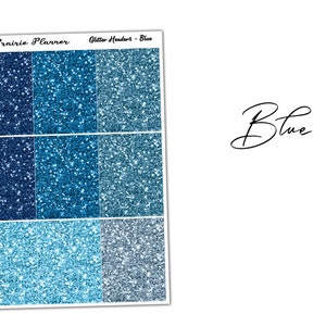 Glitter Headers - DIGITAL TEXTURE - Planner Stickers - Etsy
