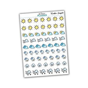 Weather - Planner Stickers - Etsy