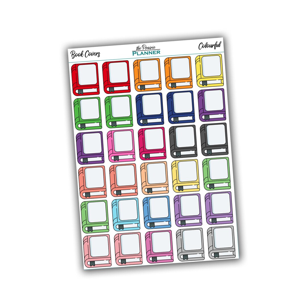 Small Book Covers - Planner Stickers - Etsy