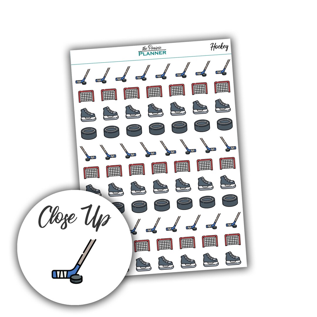 Hockey Practice/game - Planner Stickers - Etsy