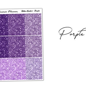 Glitter Headers - DIGITAL TEXTURE - Planner Stickers - Etsy