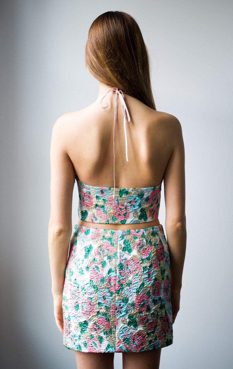 Bubblegum Metallic Two Piece Set - Etsy