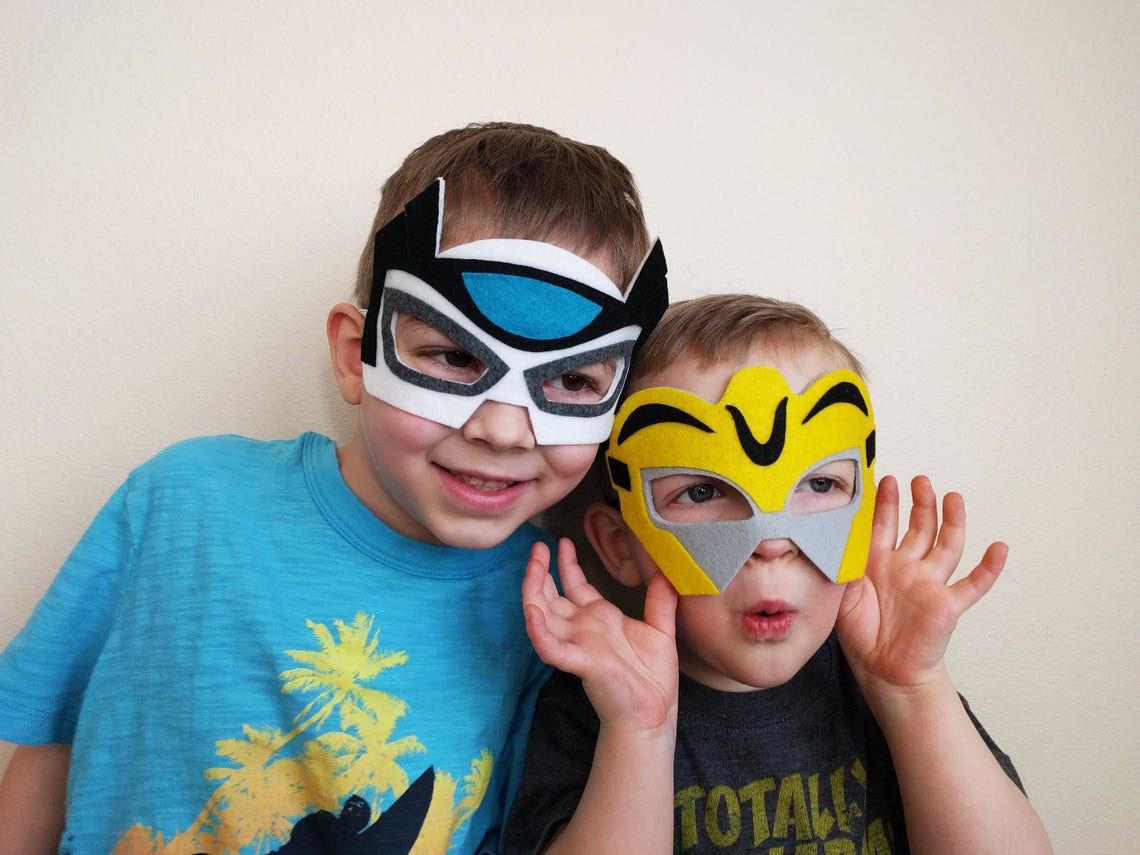 Rescue Bots No-sew Mask Patterns (expansion Pack) | Bumblebee, Rescue ...