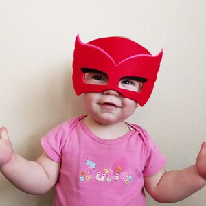 Owlette No-sew Mask Pattern | Costume, PJ Masks Party Favor, Gift for ...