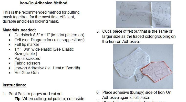 Blades Rescue Bots No-sew Mask Pattern | Rescue Bots Party Favor, Gift ...