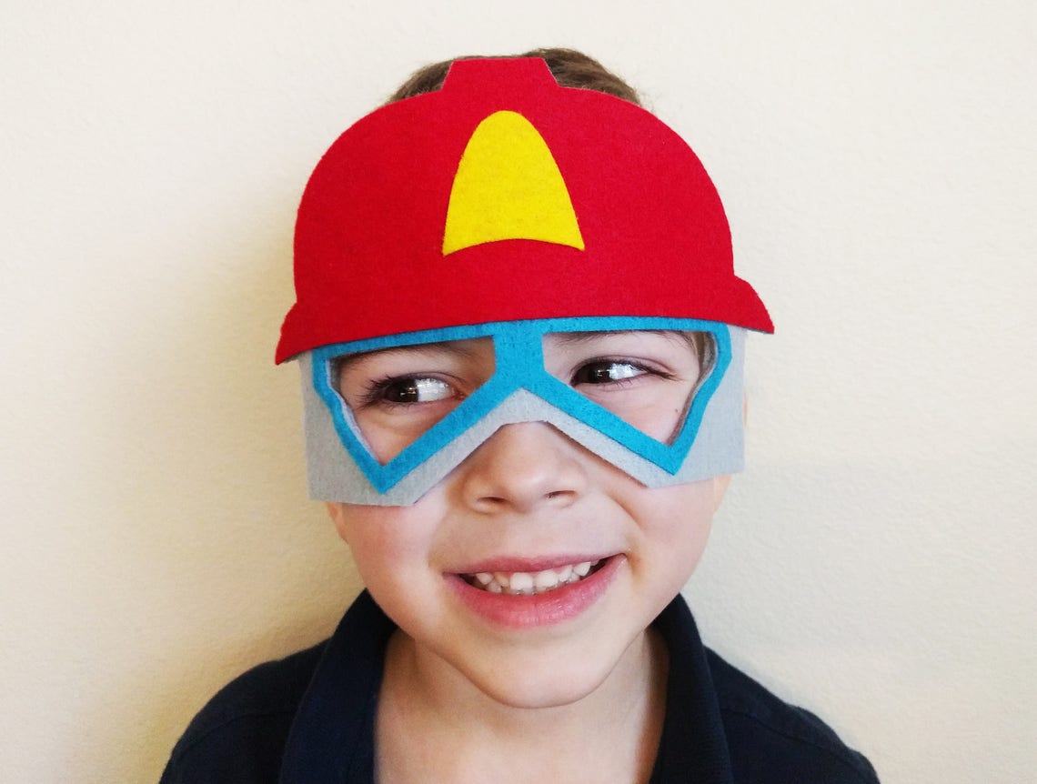 Heatwave Rescue Bots No-sew Mask Pattern | Rescue Bots Party Favor ...